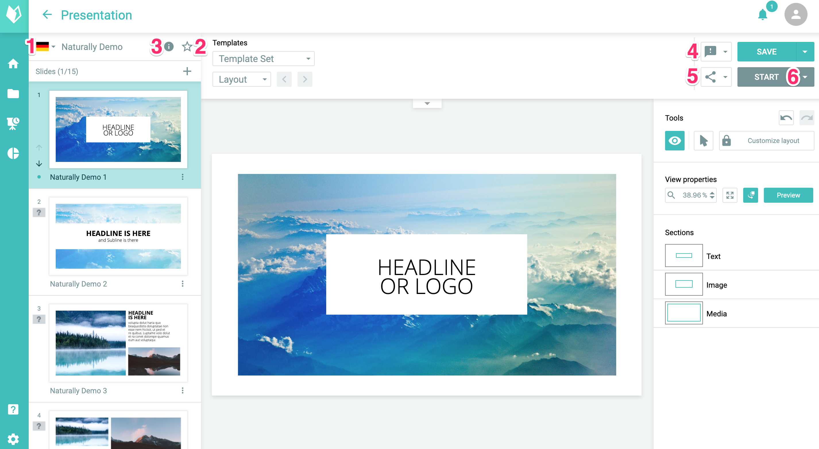Create presentation – presono's knowledgebase