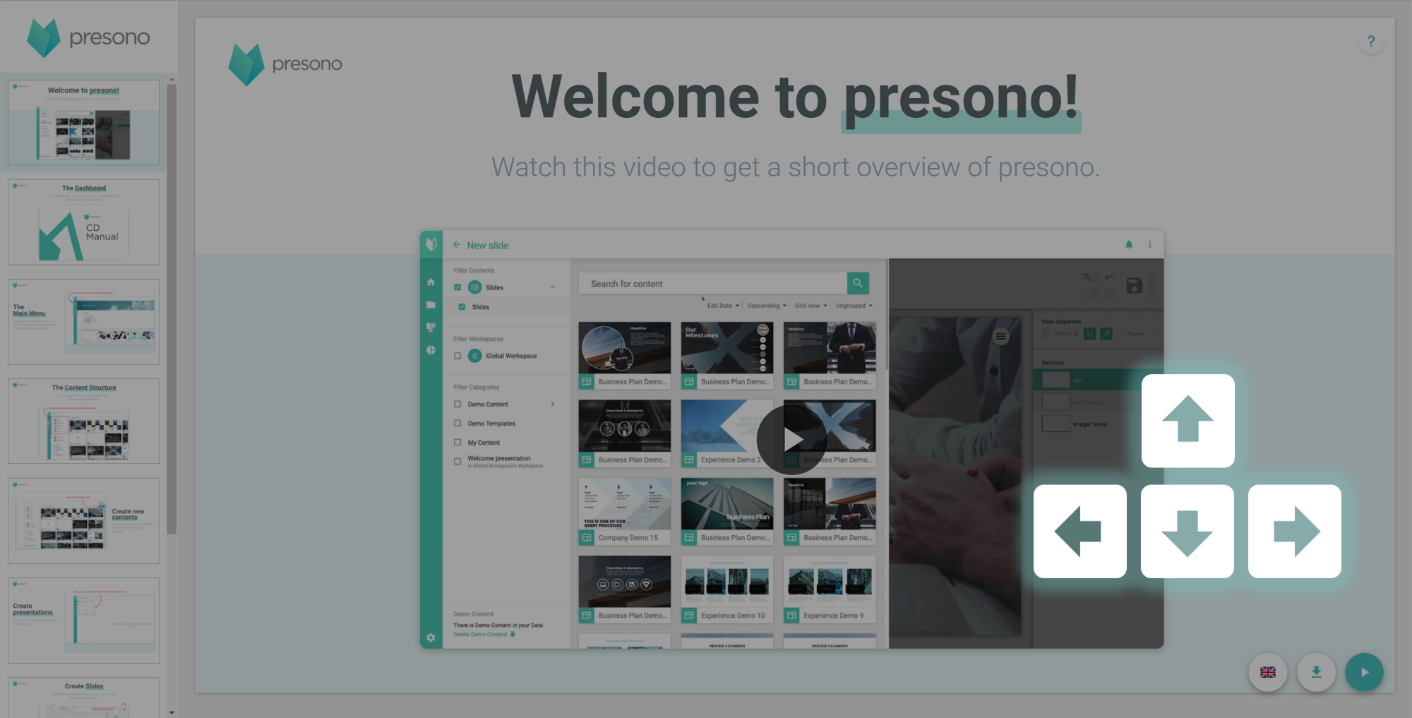 Share presentations/sessions as a link – presono's knowledgebase